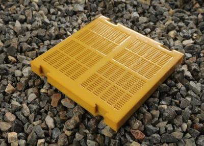 China High Screening Efficiency Polyurethane Mesh Panels 305x305mm and 610x305mm with 0.3-2mm Apertures for Mining and Mineral Processing for sale