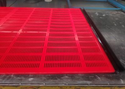 China PU Cross Tension Screen Mats - Low Noise Wear-Resistant Screening Panels with Embedded Steel Wires for Aggregate Classification for sale