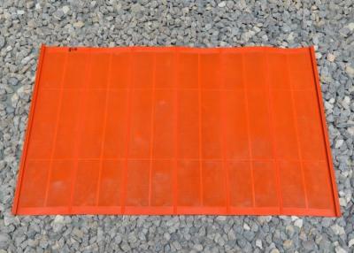 China PU Flip-Flow Vibrating Screen Mesh 700×1045mm with 0.063-1.50mm Hole Sizes for Sticky Materials for sale
