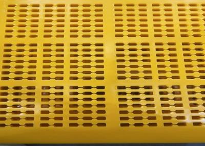 China Quarry 85A Hardness Modular PU Screen Panel 305x305x30mm for Mining Aggregate for sale