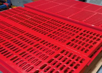 China Modular 305x305mm PU Screen Panel for Aggregate High Wear Resistance for sale