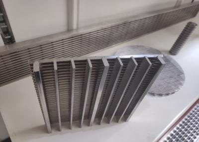 China Stainless Steel Wedge Wire Screen 0.02-12.7mm Slot Opening for Mining Filtration and Separation for sale