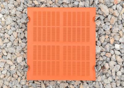 China PU Modular Vibrating Screen Mesh 20-60 mm Thickness 300x600 mm Dimensions for Mining and Aggregate Processing for sale
