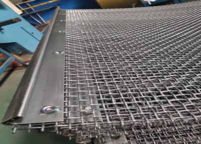 China 65Mn Diamond Woven Vibrating Screen Wire Mesh - High Carbon Steel Industrial Screening Material for sale