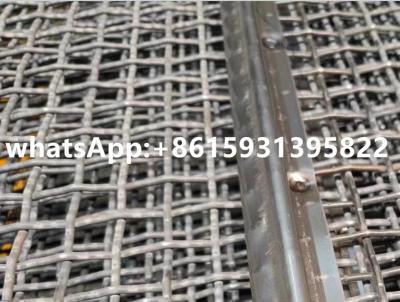 China Wire Aggregate 0.5mm Quarry Screen Mesh Double Crimped with Carbon & Stainless Steel Options for sale