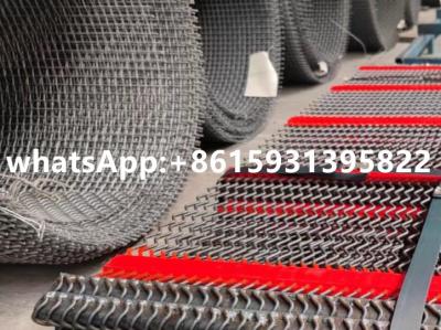 China Quarry Self Cleaning Screen Mesh 65Mn Steel Wire PU Strip High Tension 3x Longer Wear Life for sale