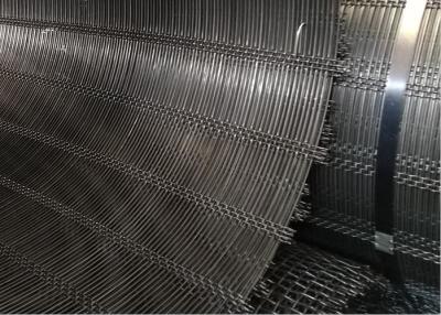 China High Carbon Steel Mining Screen Mesh 0.50-19.05mm Wire Diameter 2500mm Width for Aggregate Processing for sale