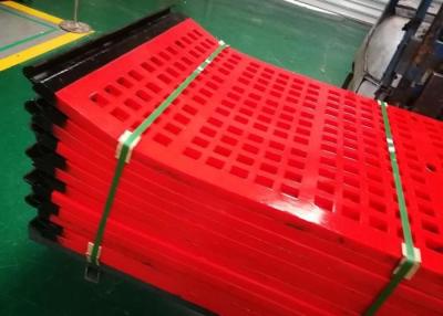 China Tensioned Polyurethane Screen Panel 4mm-100mm Openings High Wear Resistance for Mining for sale