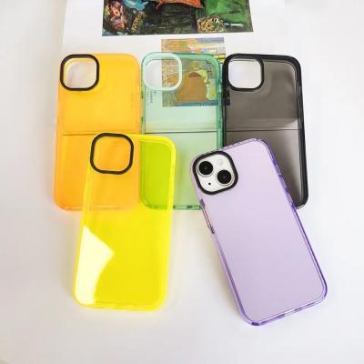 China Mobile Electroplated Iphone Cover Transparent Shockproof Anti Watermark Phone Cases for sale