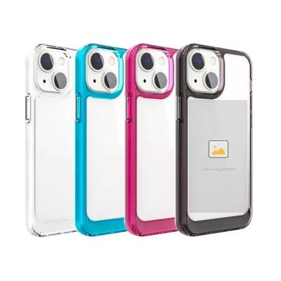 China space clear phone case custom printing design pattern phone case transparent pc tpu for iphone 14 pro max for sale