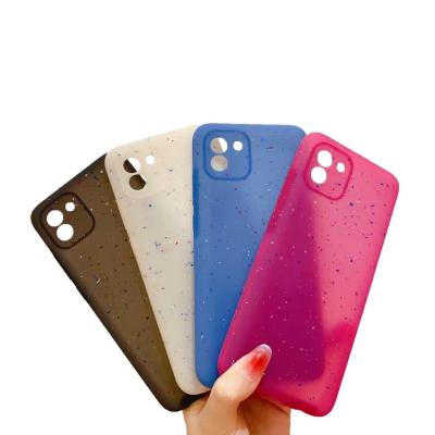 China Jelly colors Dispersion Powder Soft Liquid Silicone Phone Case For Iphone 14 MAX covers Shockproof for sale