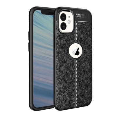 China luxury mobile phone accessories Dermatoglyph skin pattern leather phone case for iPhone 12 pro max for sale