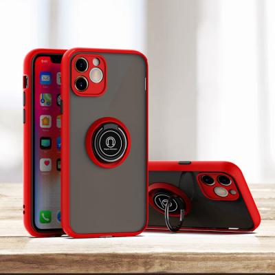 China hot selling 2 in 1 rotation ring car holder magnetic phone case for VIVO Y12/Y17 Y19 Y91/Y93/Y95 Y91C/Y91I back cover for sale