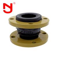 China Carbon Steel DN100 Single Sphere Rubber Expansion Joint 200°F Temperature Rating for sale