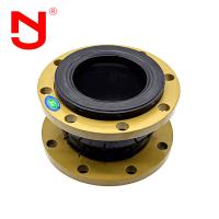 China Galvanized Steel End Fittings Single Sphere Rubber Expansion Joint 150 PSI for sale