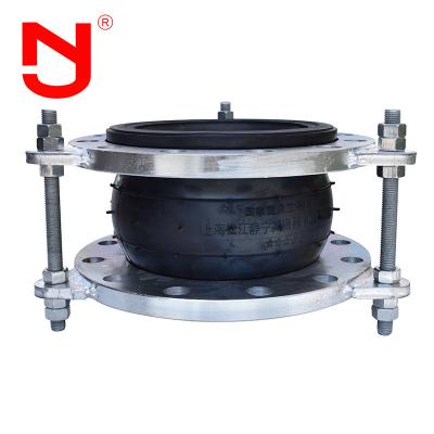 China DN250 Flanged Rubber Expansion Joint Of Limit Pull Rod for sale