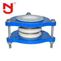 China Temperature Resistant Carbon Steel Flange Ptfe Compensator Bellow Joint / Ptfe Corrugated Hose Joint for sale