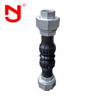 China Stainless Steel Screwed Union Bspt Threaded Joint Twin Sphere Union Rubber Joints for sale