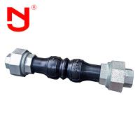 China EPDM Stainless Steel Screwed Union Bspt Threaded Joint Rubber Flexible Connector for sale