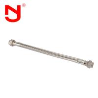 China Stainless Steel Wire Braided Flexible Metal Hose Union Type Gas Flexible Line for sale