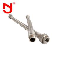 China Stainless Steel Wire Braided Flexible Metal Hose Union Type Flexible Gas Pipes for sale