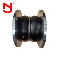 China NBR Double Sphere Rubber Compensator Ansi Flanged Rubber Expansion Joint for sale