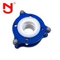China Chemical Resistant PTFE Bellows Expansion Joint With Stainless Steel Flange for sale