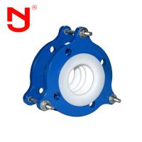 China Chemical Resistant PTFE Bellows Expansion Joint With Stainless Steel Flange for sale
