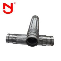 China Grooved Metal Braided hose Connector Stainless Steel Wire Braided Corrugated DN8~DN400 for sale