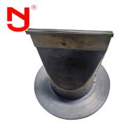 China DN500 SS304 Flange Type Sewage Rubber Duckbill Check Valve with SS316 Flange and Clamp Connection for sale