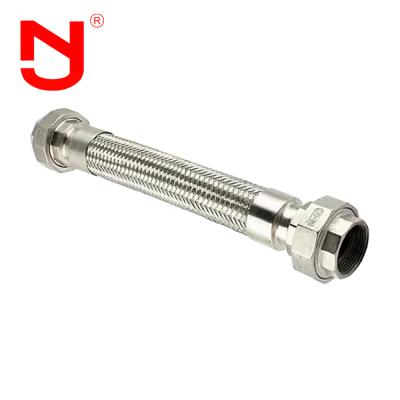 China Stainless Steel Flexible Hose with Union Type Connection and 18 Months Warranty - Wire Braided Metal Hose for sale
