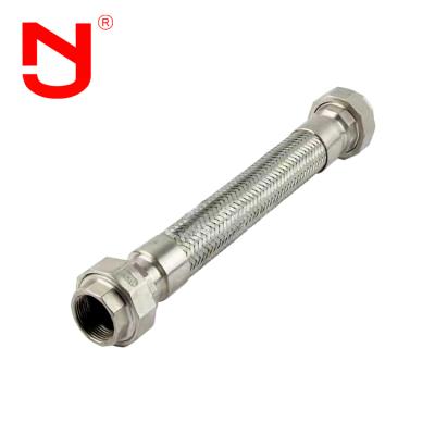 China Stainless Steel SS304/SS316 Metal Braided Hose with Vibration Absorption and Thermal Expansion Compensation for sale