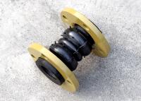 China Compensator Double Sphere Expansion Joint , Expansion Bellows For Pipes Customizable for sale