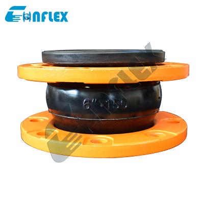 China Single Sphere EPDM NBR CR Expand Joint Flange Type Expansion Compensators for sale