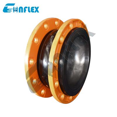 China Marine Grade Flanged Rubber Expansion Bellows: Shock-Absorbing Sea Water Pipeline Connector for Ships for sale