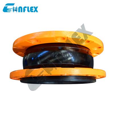 China Chemical-Resistant Flanged Rubber Joint: Heavy-Duty PTFE Lined Expansion Bellows for Acid & Alkali Pipelines for sale