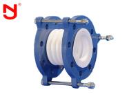 China Rubber PTFE Expansion Joints , Pipe Expansion Joint With Buckled Metal Connectors for sale
