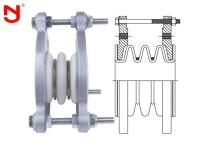 China Rubber PTFE Expansion Joints , Pipe Expansion Joint With Buckled Metal Connectors for sale