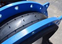 China Ductile Cast Steel Single Sphere Rubber Expansion Joint 55% Rubber Content Spherical Structure for sale