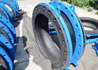 China Ductile Cast Steel Single Sphere Rubber Expansion Joint 55% Rubber Content Spherical Structure for sale