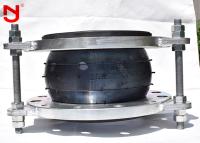China Oem Flanged Expansion Joint , Flexible Rubber Expansion Joints With Tie Rod Control Unit for sale