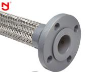 China Double Wire Metal Braided Hose Steel Belt Net Both Ends Flange Connector  Corrosion Resistant for sale