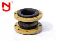 China Galvanized Flange Single Sphere Rubber Expansion Joint Improving Thermal Stability for sale
