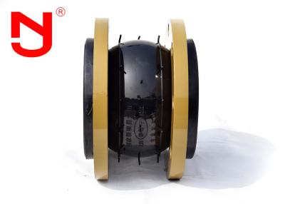 China Galvanized Flange Single Sphere Rubber Expansion Joint Improving Thermal Stability for sale