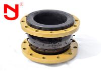 China Galvanized Flange Single Sphere Rubber Expansion Joint Improving Thermal Stability for sale