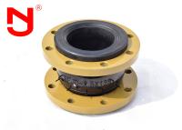 China Galvanized Flange Single Sphere Rubber Expansion Joint Improving Thermal Stability for sale