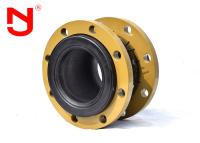 China Wide Arch Rubber Flexible Joints Single Double Sphere With Galvanized Flange for sale