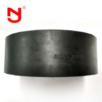 China Black Rubber Metal Pipe Connector Rubber Flexible Joint For Heating Engineering for sale