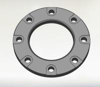China EN1092-2 DN32 Pipeline Galvanized Ductile Iron Flange for sale