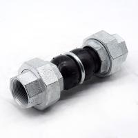 China 10.0Mpa Screw rubber joint Double Sphere EPDM Threaded Expansion Joint for sale